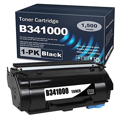 1 Pack B341000 Black Remanufactured Toner Cartridge Compatible B3340 Replacement for Lexmark B3340dw B3442dw MB3442adw Printer.