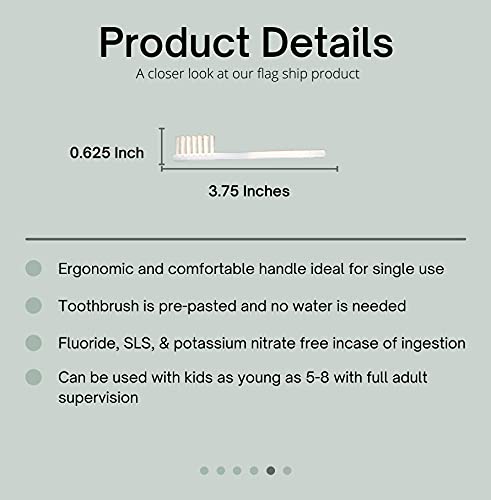 Creative Smile Pre-Pasted Mini Disposable Toothbrush (25)