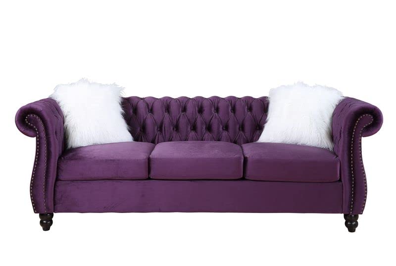 Acme Furniture Upholstered Sofas, Purple