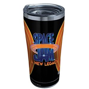 tervis warner brothers - space jam 2 - tune squad triple walled insulated tumbler travel cup keeps drinks cold & hot, 20oz, stainless steel