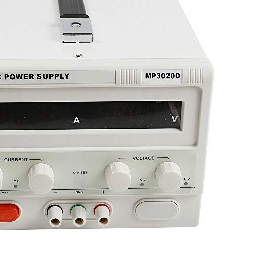 DC Power Supply Adjustable 30V 20A Variable Lab Bench Power Supply AC to DC Power Supply Bench Power Supply with LED Display