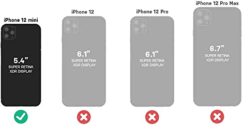 OtterBox Symmetry Clear Series Case for iPhone 12 Mini, Non-Retail Packaging - Moon Walker (Frost White/Silver MET/Moonwalker Graphic)