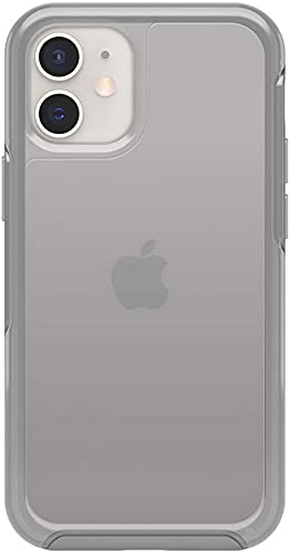 OtterBox Symmetry Clear Series Case for iPhone 12 Mini, Non-Retail Packaging - Moon Walker (Frost White/Silver MET/Moonwalker Graphic)