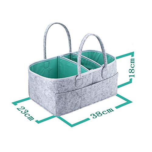 UXZDX Baby Diaper Caddy Organizer Portable Storage Basket Essential Bag for Nursery Waterproof Liner Changing Table Storage Bag