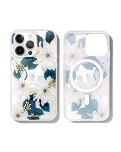 sonix | compatible with magsafe iphone 13 pro case floral | 10ft drop tested | delilah flower