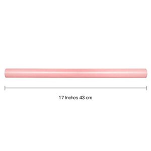 RUSPEPA Pink Matte Wrapping Paper - Solid Color Pearly - lustre Paper Perfect for Wedding, Birthday, Christmas, Baby Shower -17 Inches X 32.8 Feet