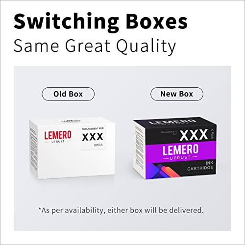 LEMERO UTRUST Remanufactured Ink Cartridge Replacement for Epson 220 220XL T220XL use with Epson Workforce WF-2750 WF-2760 WF-2630 WF-2650 WF-2660 Expression Home XP-420 XP-320 XP-424 (Black, 4-Pack)