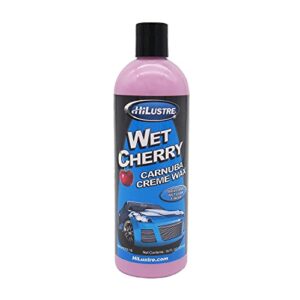 hi-lustre wet cherry carnauba creme wax (16 oz)