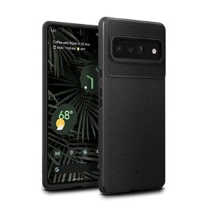 caseology vault protective case compatible with google pixel 6 pro case (2021) - matte black