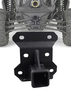 chelhead maverick x3 hitch, 2" heavy-duty utv rear hitch receiver hitch plate fits standard 2 inch attachments compatible with 2017-2023 can am maverick x3 accessories hitch