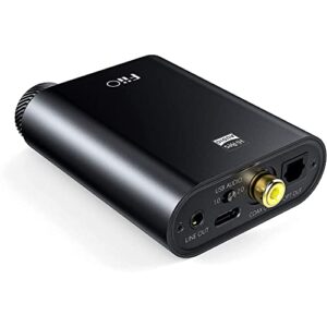 FiiO NEWK3 Amplifier Headphone Amps Portable High Resolution 384kHz/32bit DSD256 USB Type-C Lossless for PC/Laptop/Smartphones/Speaker Home Audio