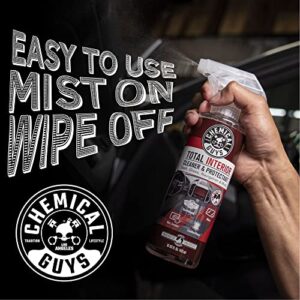 Chemical Guys SPI22516 Total Interior Cleaner & Protectant (Safe on Dash, Leather, Vinyl, Plastics, Trim, Glass, Fabric & More), 16 fl oz (Black Cherry Scent)