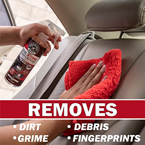 Chemical Guys SPI22516 Total Interior Cleaner & Protectant (Safe on Dash, Leather, Vinyl, Plastics, Trim, Glass, Fabric & More), 16 fl oz (Black Cherry Scent)