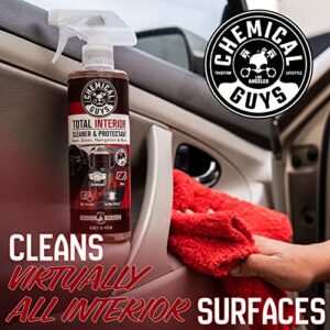 Chemical Guys SPI22516 Total Interior Cleaner & Protectant (Safe on Dash, Leather, Vinyl, Plastics, Trim, Glass, Fabric & More), 16 fl oz (Black Cherry Scent)