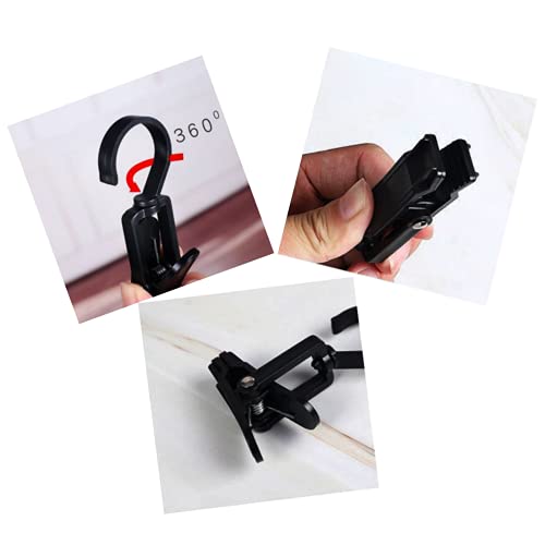 20 Stainless Steel Portable Hangers Tall Boots Hanging Clips Laundry Hooks Boot Holder and Black Plastic Family Travel Rotating Hanging Laundry Hook