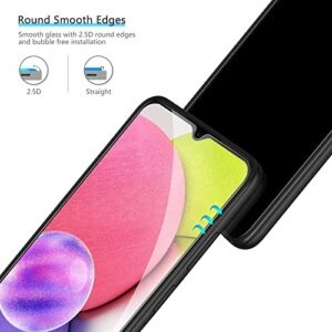 OMOTON [3 Pack] Screen Protector Compatible for Samsung Galaxy A03 / A03s / A03 Core, Bubble free, HD-Clear, Case Friendly, Tempered Glass Film for Galaxy （A03 & A03s & A03 Core）