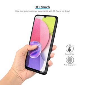 OMOTON [3 Pack] Screen Protector Compatible for Samsung Galaxy A03 / A03s / A03 Core, Bubble free, HD-Clear, Case Friendly, Tempered Glass Film for Galaxy （A03 & A03s & A03 Core）