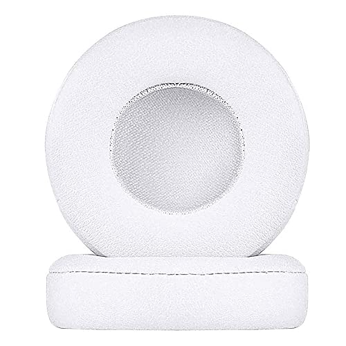 EP Earpads Replacement Protein Leather Memory Foam Ear Cushion Cover Compatible with Beats Ep Wired On-Ear Headphones (White)