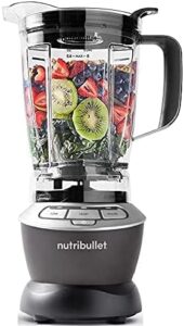 nutribullet premium finish 1000 watt high performance blender ext large bpa-free 56oz pitcher cold hot liquids soups (renewed)