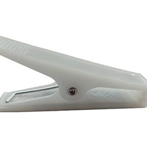 NAHANCO Giant Fitting Clip for Alterations, White Plastic - 50/Carton, Extra Large