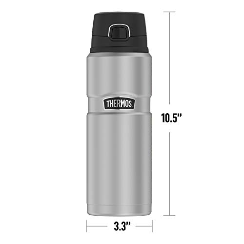 MARVEL - Loki Come On THERMOS STAINLESS KING Stainless Steel Drink Bottle, Vacuum insulated & Double Wall, 24oz