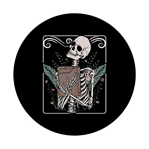 Tarot Card Skeleton Nu Goth Occult Witchcraft Witch Satanism PopSockets Swappable PopGrip