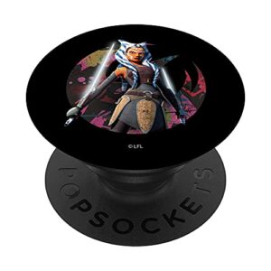 star wars the clone wars ahsoka tano fearless jedi popsockets swappable popgrip