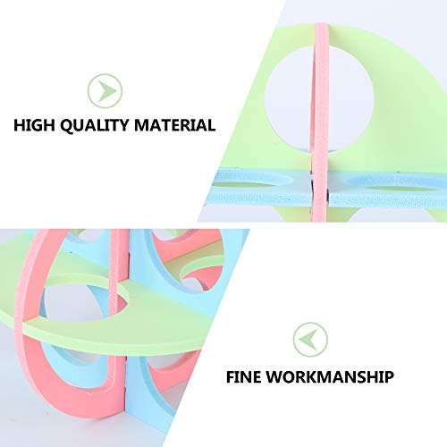 2PCS Pet Hamster Fitness Circle Toys Funny Hamster Playthings (Random Color) Funny Toys