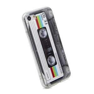 STINFIZTOL Retro Tape Cassette 80s Type Soft Back Cover Phone Case Compatible with iPhone 7 iPhone 8 iPhone SE 2020/2022