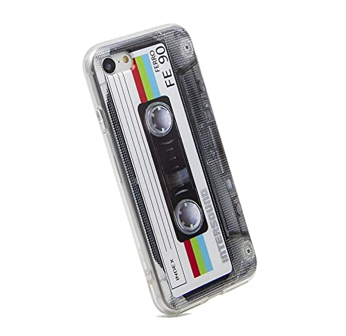 STINFIZTOL Retro Tape Cassette 80s Type Soft Back Cover Phone Case Compatible with iPhone 7 iPhone 8 iPhone SE 2020/2022