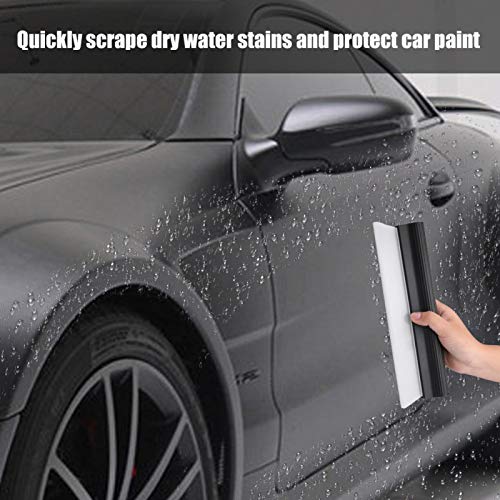 Marvellous Car Water Scraper Tool,Premium Silicone Squeegee T-Bar Waterblade Siper Scraper Clean Window Cleaner for Car Or Home Drying Use（10.4 * 3 * 1.5 inch）