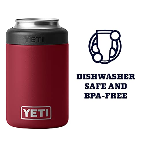 YETI Rambler 12 oz. Colster Can Insulator for Standard Size Cans, Harvest Red