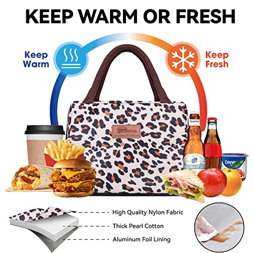 HOMESPON Lunch Bag Insulated Tote Bag Lunch Box Resuable Cooler Bag Lunch Container Waterproof Lunch Holder for Women/Men