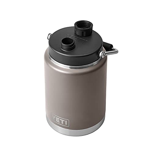 YETI Rambler Half Gallon Jug, Vacuum Insulated, Stainless Steel with MagCap, Sharptail Taupe