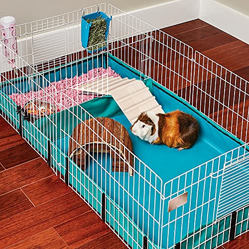 YUEPET Small Animal Wooden Cage Bridge Guinea Pig Habitat Ramp Over Nature Climbing Ladder Toy for Rabbit Hamster Bunny Ferret Squirrel Hedgehog Chinchilla Rat Gerbils Mouse