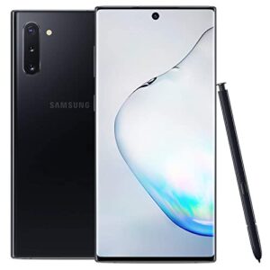 (refurbished) samsung galaxy note 10, 256gb, aura black - fully unlocked (renewed)