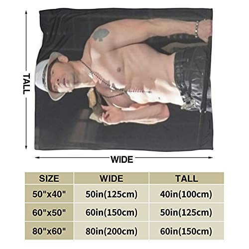 Donnie Wahlberg Soft and Comfortable Warm Fleece Blanket for Sofa, Bed, Office Knee pad,Bed car Camp Beach Blanket Throw Blankets (50"x40") … (50"x40")