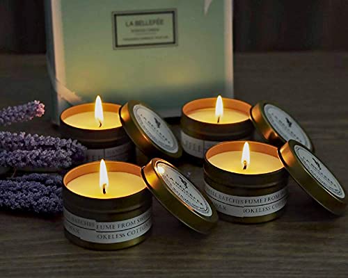 Candles for Home Scented, Soy Candles Christmas Candles Mothers Day Gifts Christmas Gifts Christmas Decoration, Scent of Seasalt & Sage, Lavender & Vanilla, Lemongrass & Bergamot, Mediterranean Amber