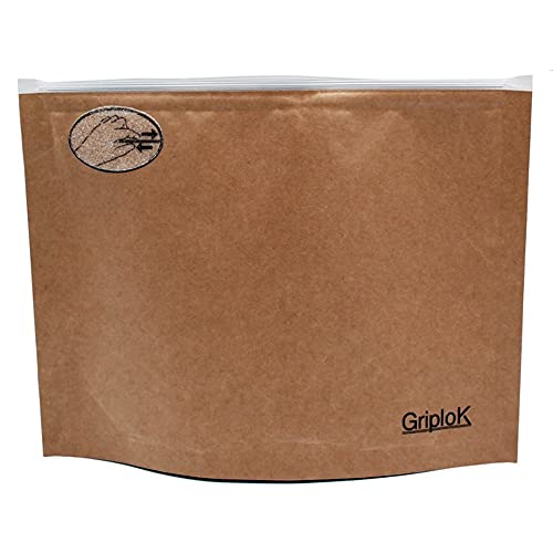 GriploK 800 Pack Smell Proof Child Resistant Bags Airtight Food Storage Bags, 8"x6"x3" Waterproof Resealable Small Business Packaging Supplies