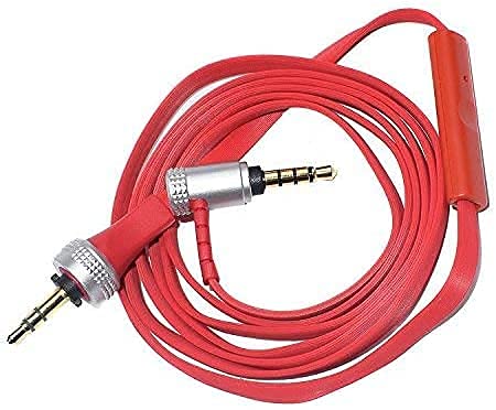 Replacement Audio Aux Cable Cord with Inline Microphone and Volume Control Compatible with Sony MDR-X10 MDR-XB920 MDR-X910 Headphones