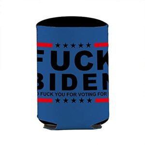 b&mavis 2 pcs fuck biden trump 2024 cup can cooler party gift beer drink coolers coolies