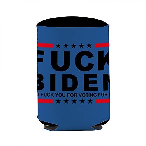 B&MAVIS 2 PCS Fuck Biden Trump 2024 Cup Can Cooler Party Gift Beer Drink Coolers Coolies