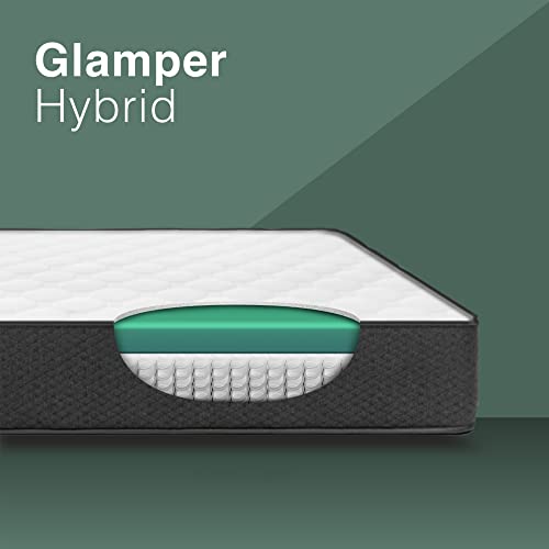 MedMattress RV Glamper 10 Inch Hybrid Foam Innerspring Mattress - RV Bed for Campers, Camping, Glamping and Travel (Short Queen)