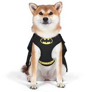 dc comics for pets batman dog harness, medium | soft and comfortable no pull harness for dogs, dog batman costume | cute dog harness, dog halloween costume, batman harness, puppy harness, pet harness