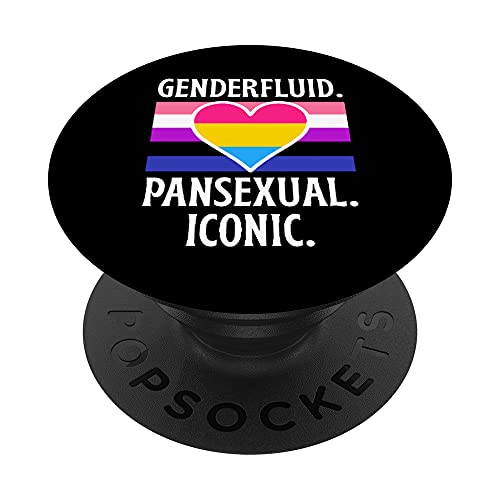 Genderfluid Pansexual Iconic Pride Flag Genderqueer Queer PopSockets Swappable PopGrip