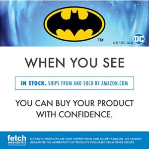 DC Comics for Pets Batman Dog Harness | Soft and Comfortable No Pull Harness for Dogs, Dog Batman Costume | Cute Small Dog Halloween Costume for Small Dogs, Batman Harness, Puppy Harness, Pet Harness