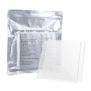 lvchen dental lab splint thermoforming material vacuum forming hard sheets 5'' x 5'' (1.0mm 20 pcs）