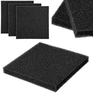 6 pieces filter foam sponges aquarium filter bio sponge filter media pad aquarium bio sponge sheet cut-to-size foam for aquarium fish tank pond