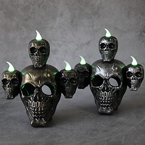 ABOOFAN 1 Set Haloween Smoke Horror Skeleton LED Candlelight Aromatherapy Decor Light Halloween Decor