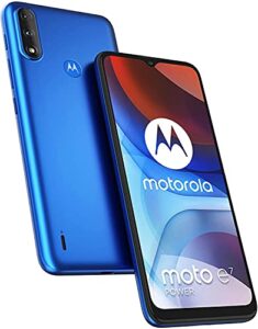 motorola moto e7 power dual-sim 64gb rom + 4gb ram (gsm only | no cdma) factory unlocked 4g/lte smartphone (tahiti blue) - international version